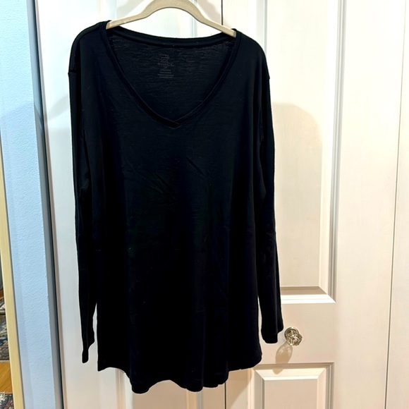 Woolx | Tops | Euc Woolx Eva Tunic Size 2x 0 Merino Wool Black | Poshmark